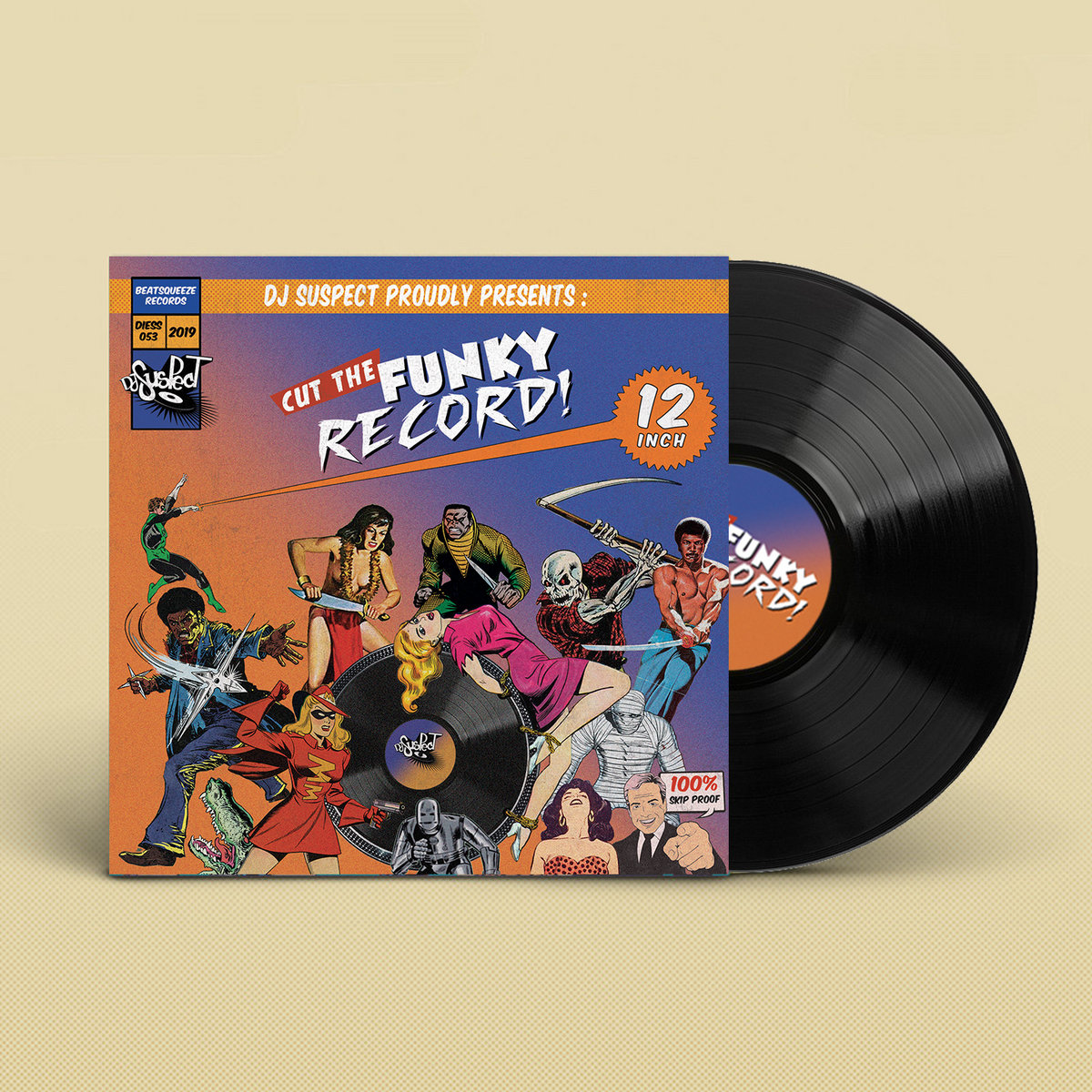 CUT THE FUNKY RECORD_12" Edition | Dj SUSPECT | BEATSQUEEZE RECORDS