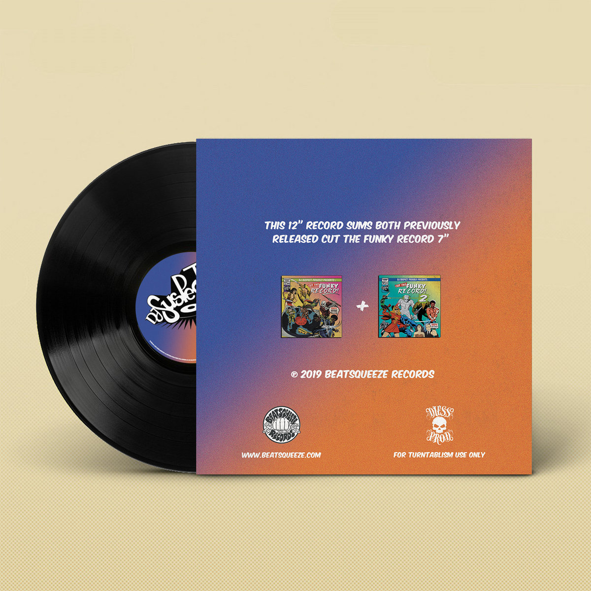 CUT THE FUNKY RECORD_12" Edition | Dj SUSPECT | BEATSQUEEZE RECORDS