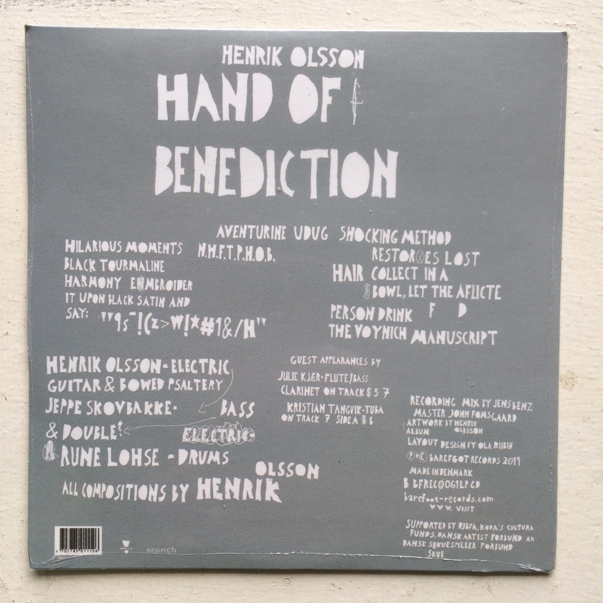 Hand of Benediction | Henrik Olsson | Barefoot Records