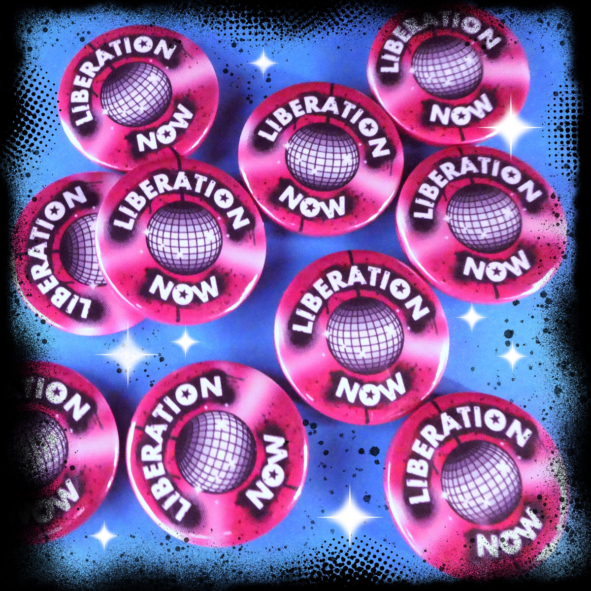 Liberation Now 25mm badge (pink) | Gaptooth