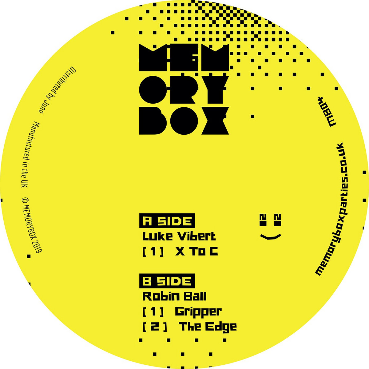Luke Vibert / Robin Ball - X to C / Gripper / The Edge | Memory Box