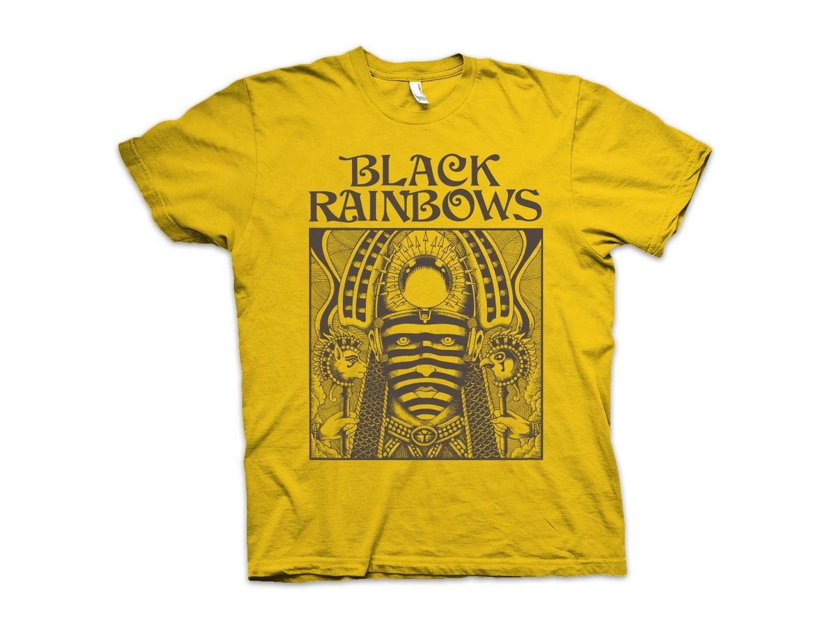 BLACK RAINBOWS **new Alan Forbes Design shirt** - YELLOW | BLACK RAINBOWS
