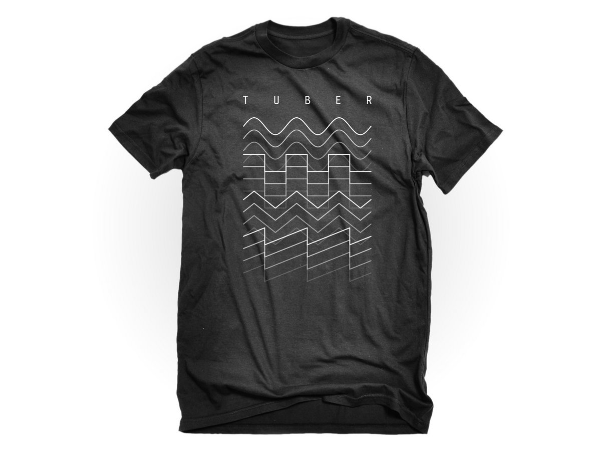 Lines T-Shirt (Black) | Tuber