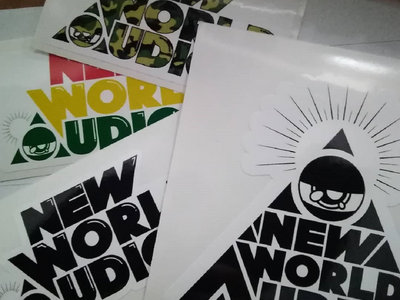 ASSORTED LOGO STICKER PACK | New World Audio