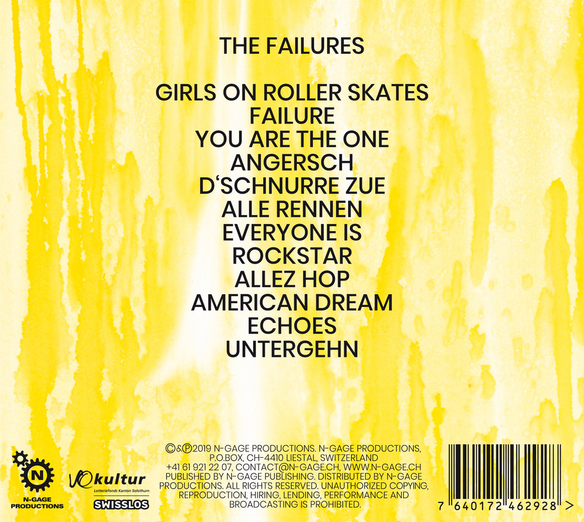 THE FAILURES - The Failures | THE FAILURES | N-Gage Productions