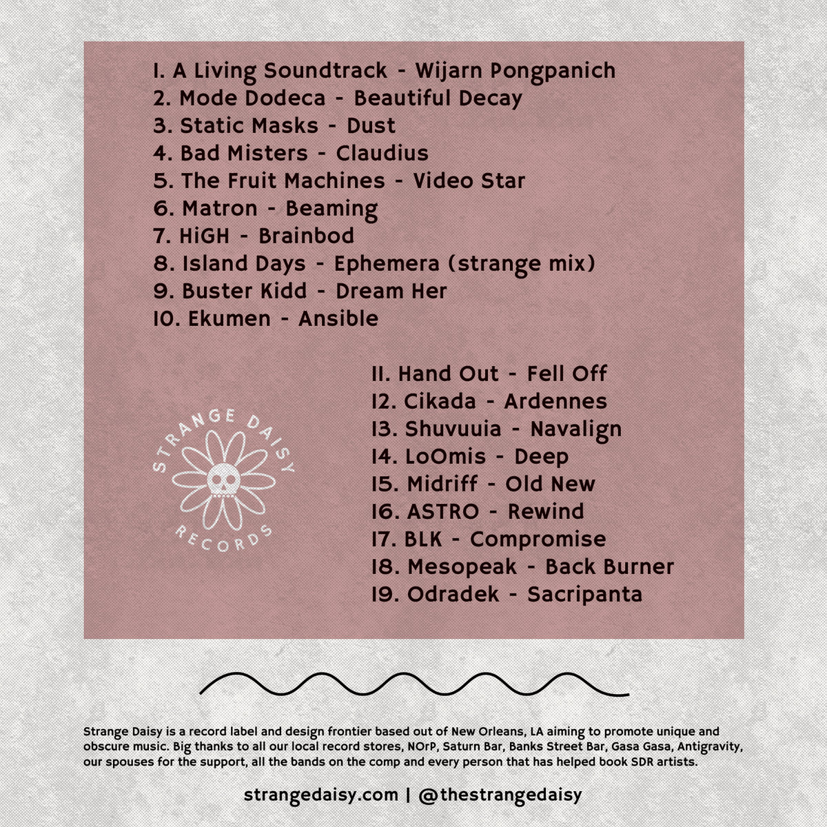 Strange Sounds: A Strange Daisy Records Compilation | Strange Daisy