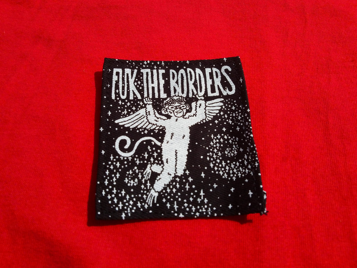 Screen-printed DIY textile patches. | Suck Puck Records