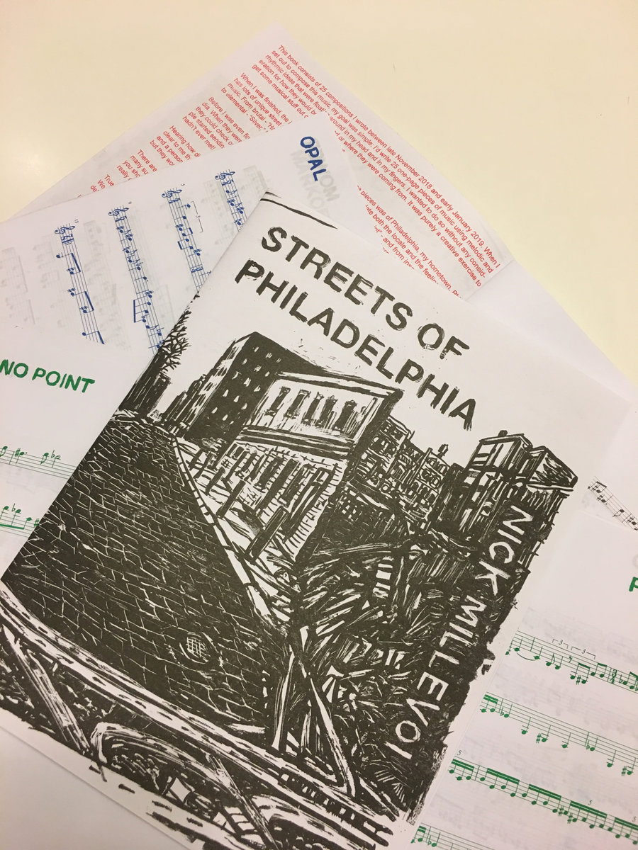 Streets of Philadelphia Limited Edition music book | Nick Millevoi