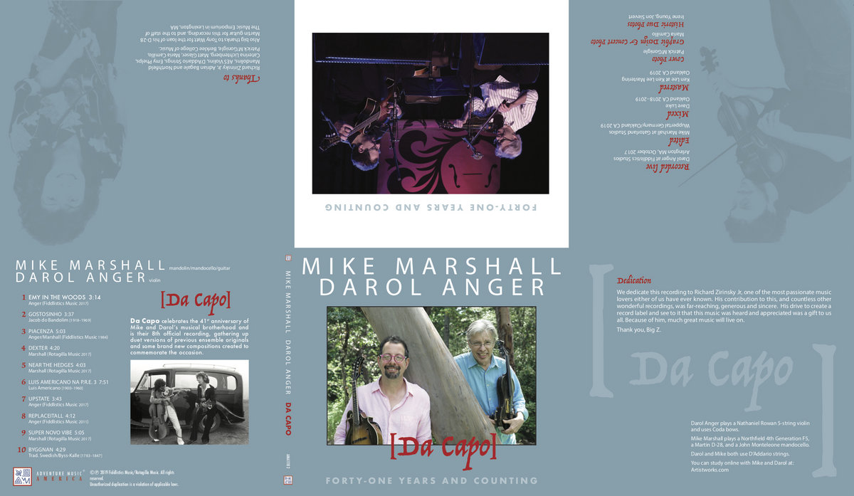 The Duo: Da Capo | The Marshall-Anger DUO | darol anger