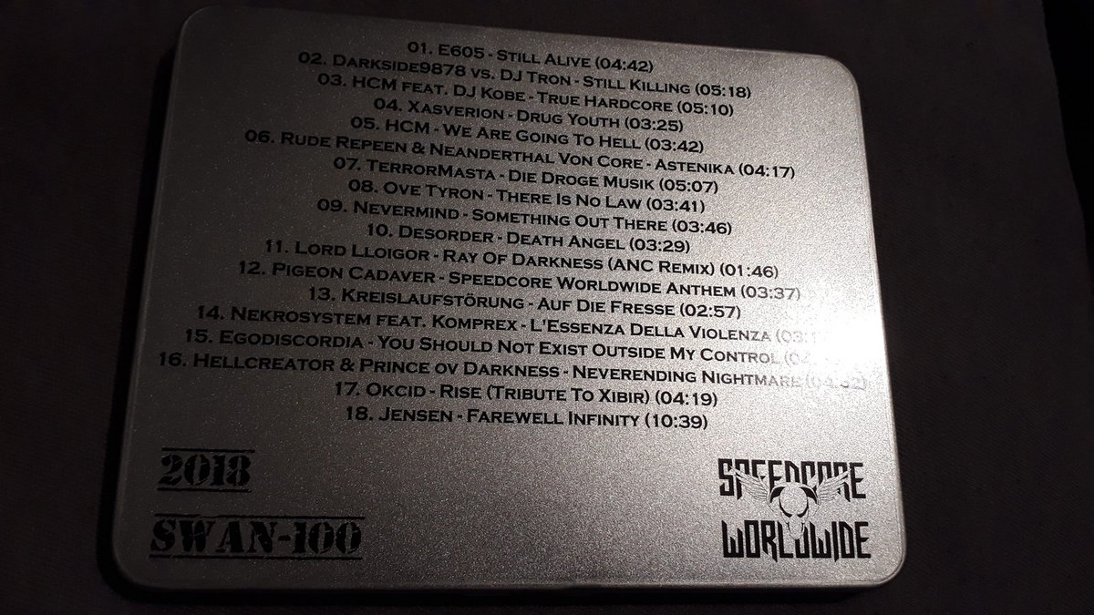 SPEEDCORE WORLDWIDE 100 | V.A. | Speedcore Worldwide Audio Netlabel
