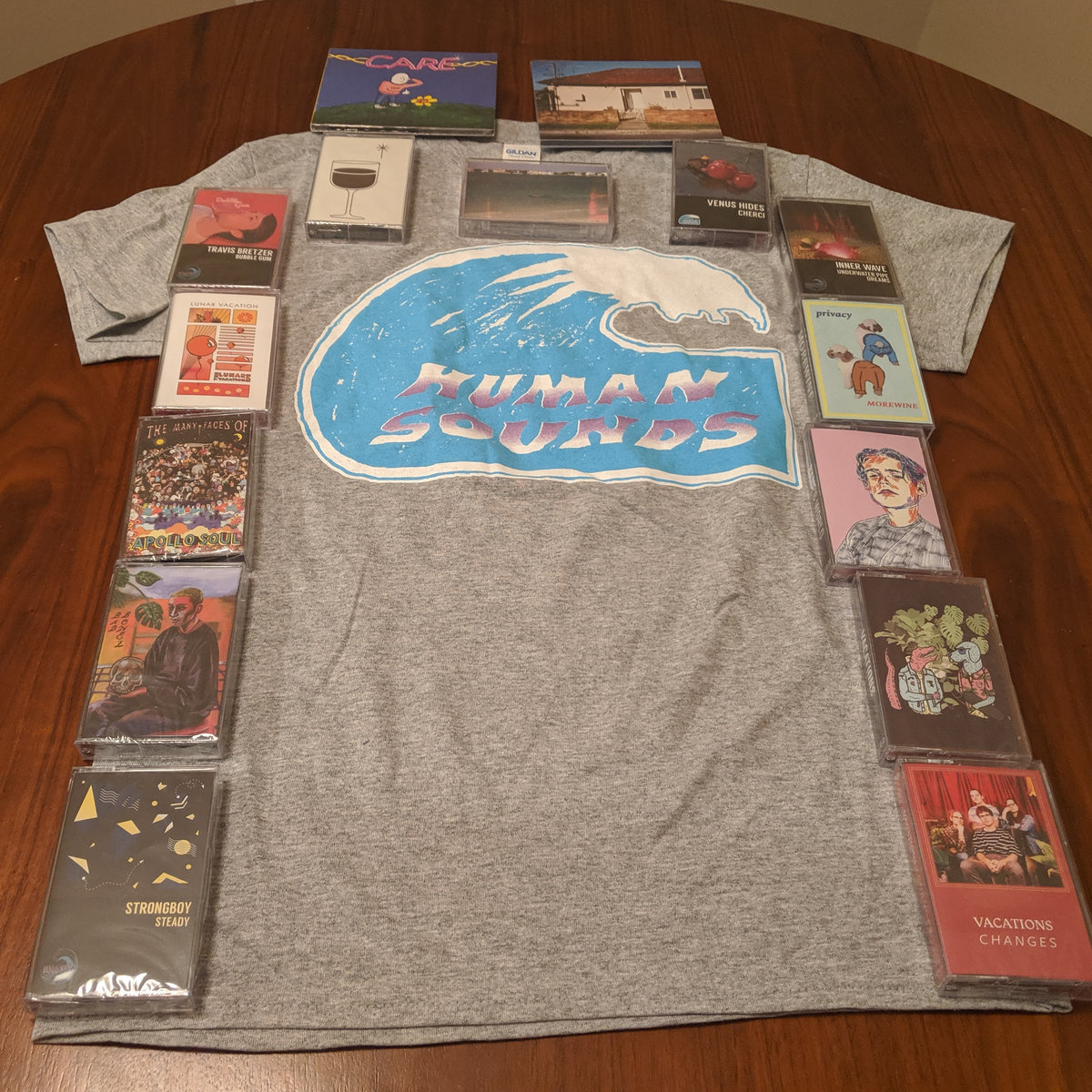 5th Anniversary HSR Shirt + Tape or CD Special | Human Sounds Records