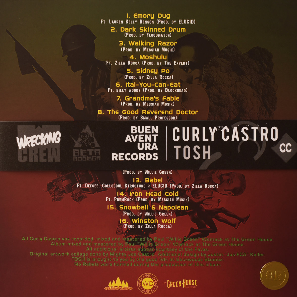 Curly Castro - TOSH | Buenaventura Records