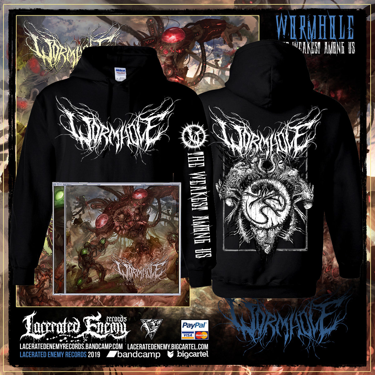 WORMHOLE - The Weakest Among Us | Lacerated Enemy records