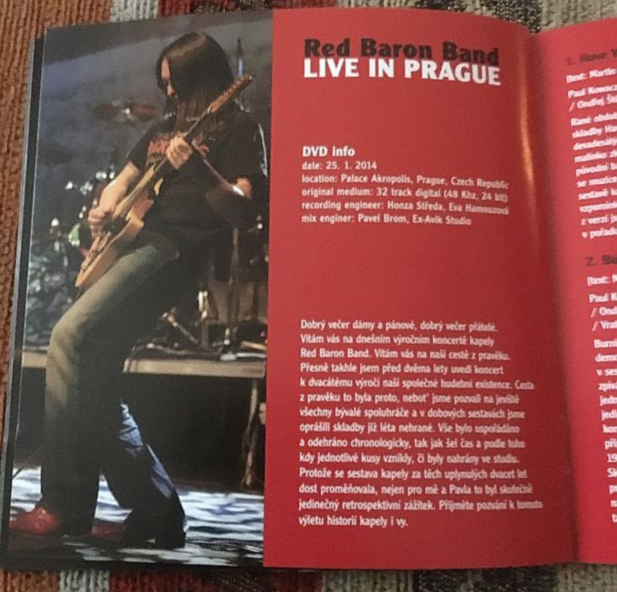 Live In Prague | Red Baron Band