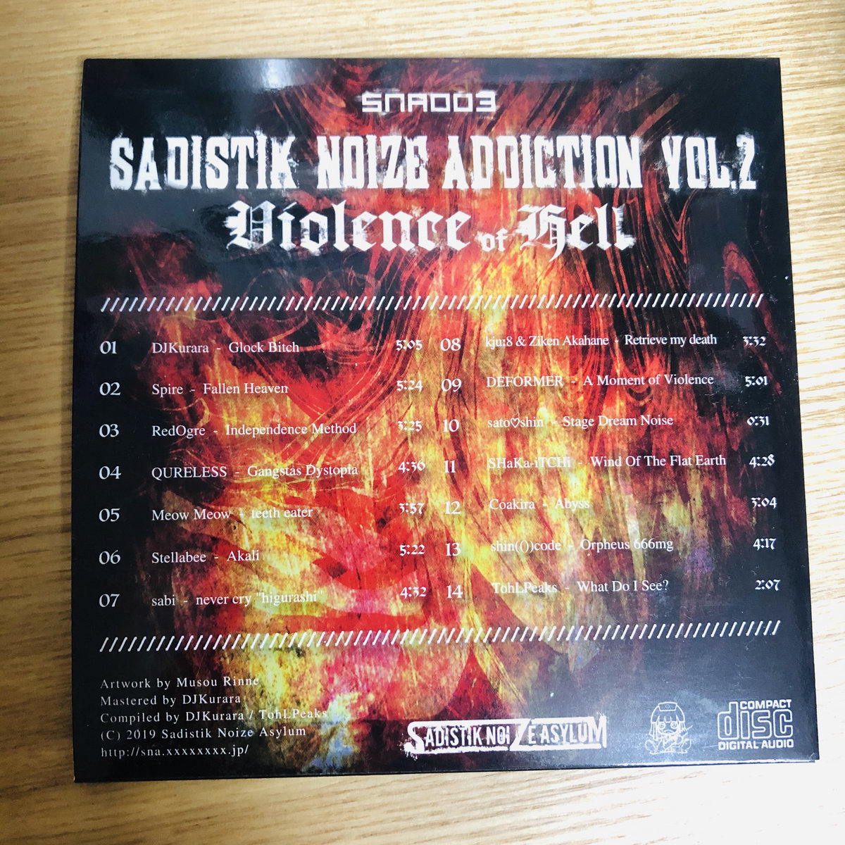 Sadistik Noize Addiction Vol.2 -Violence of Hell- | Various | Sadistik ...