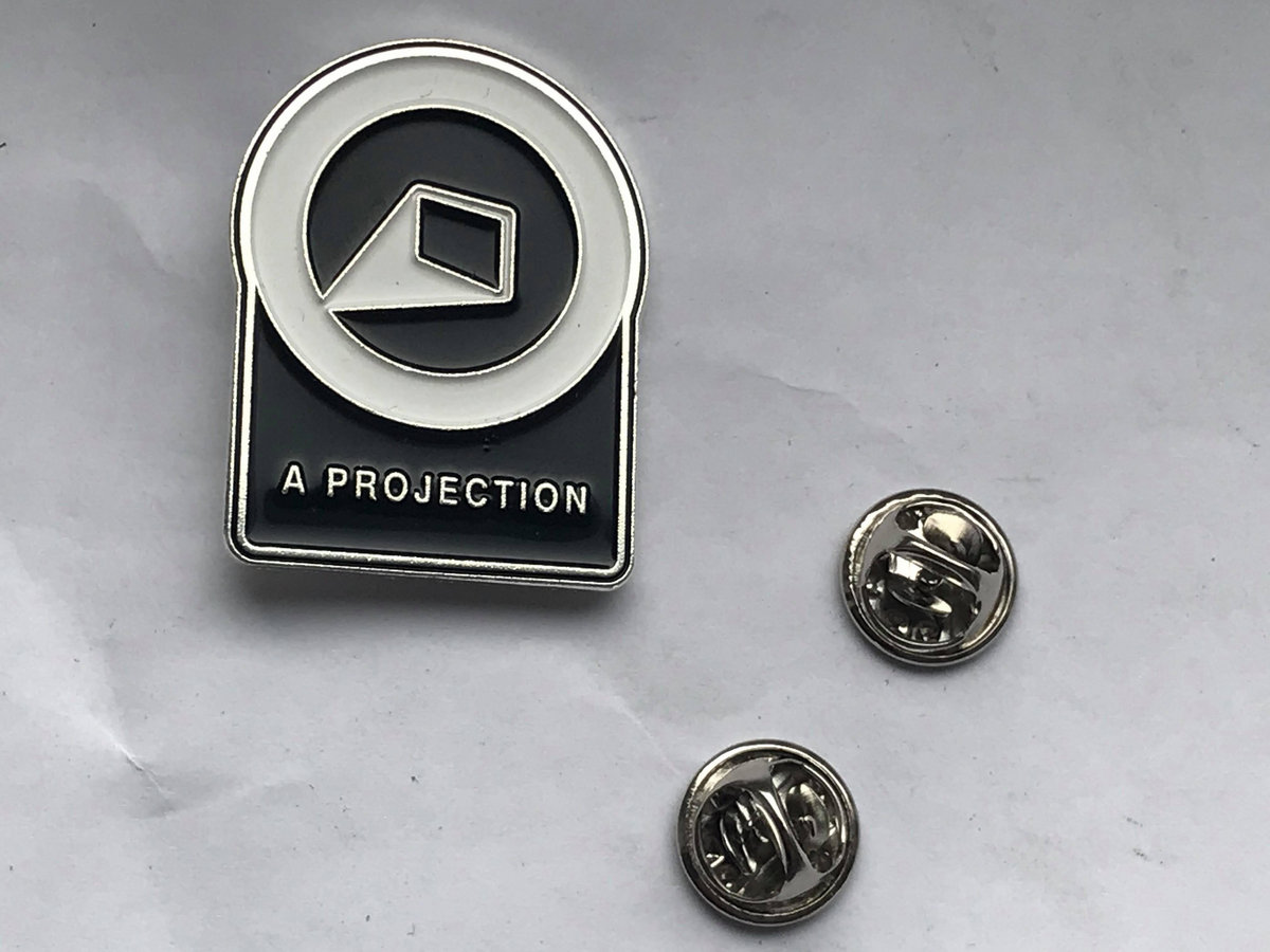 A Projection Metal Pin Logo | A Projection