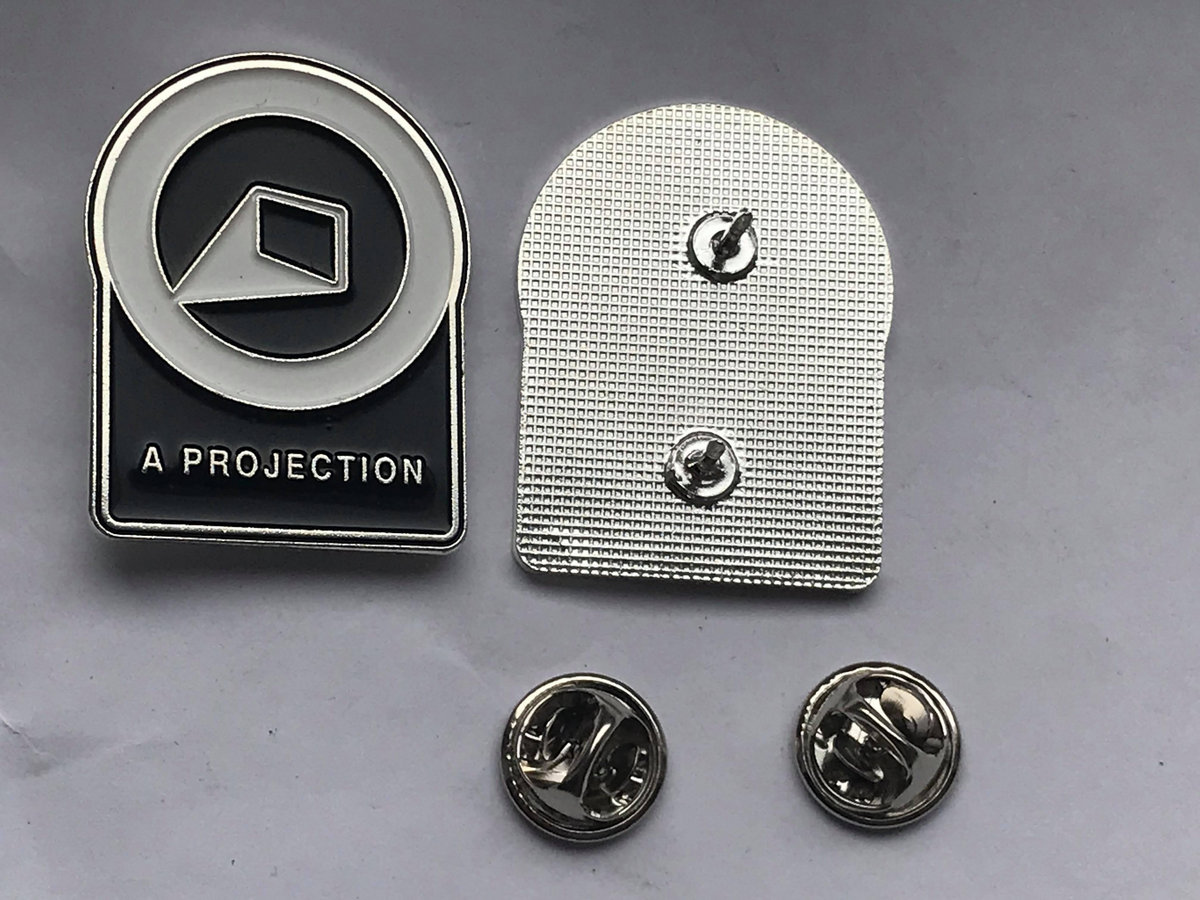 A Projection Metal Pin Logo | A Projection