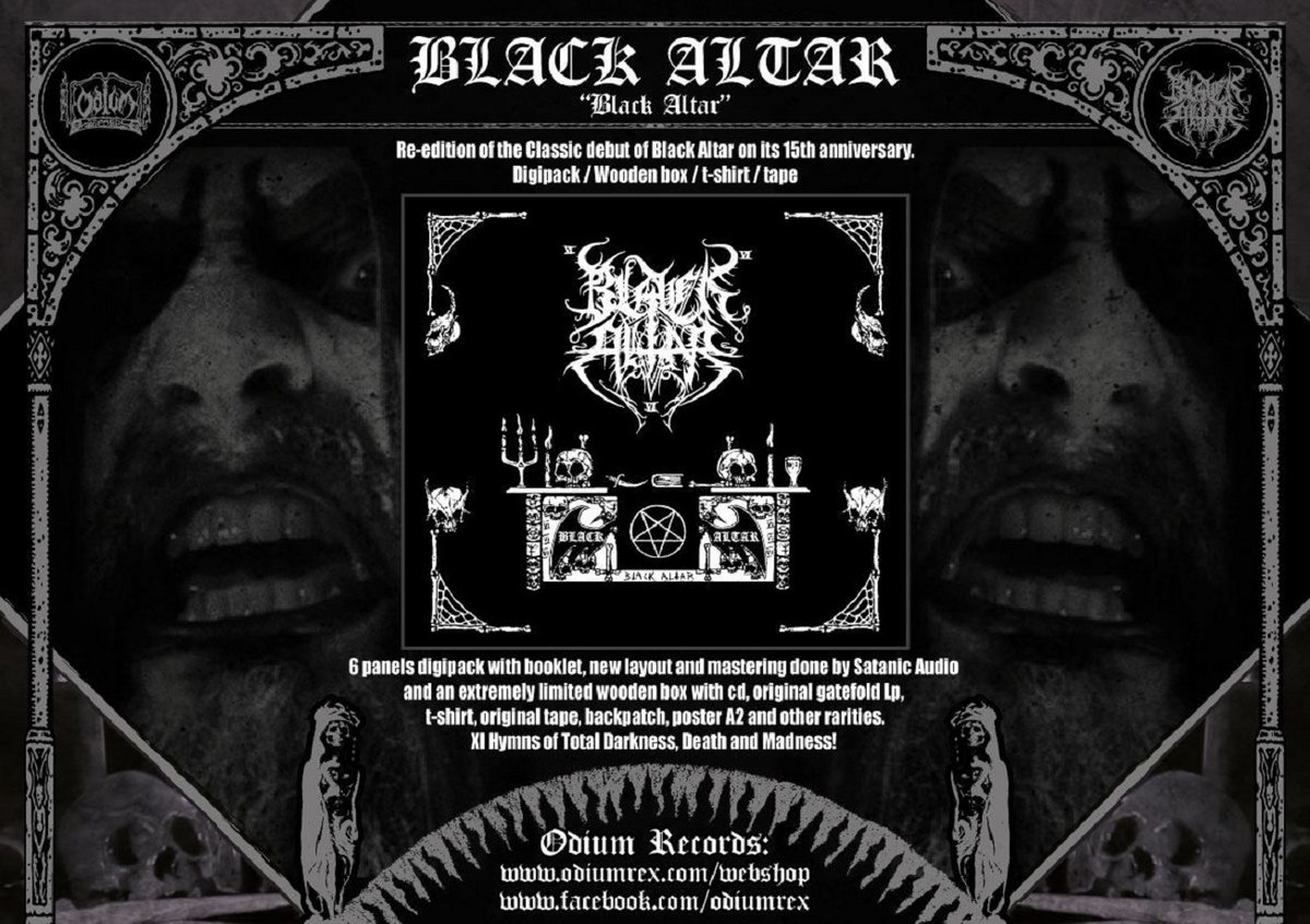 Black Altar - "Black Altar" Wooden BOX | Black Altar