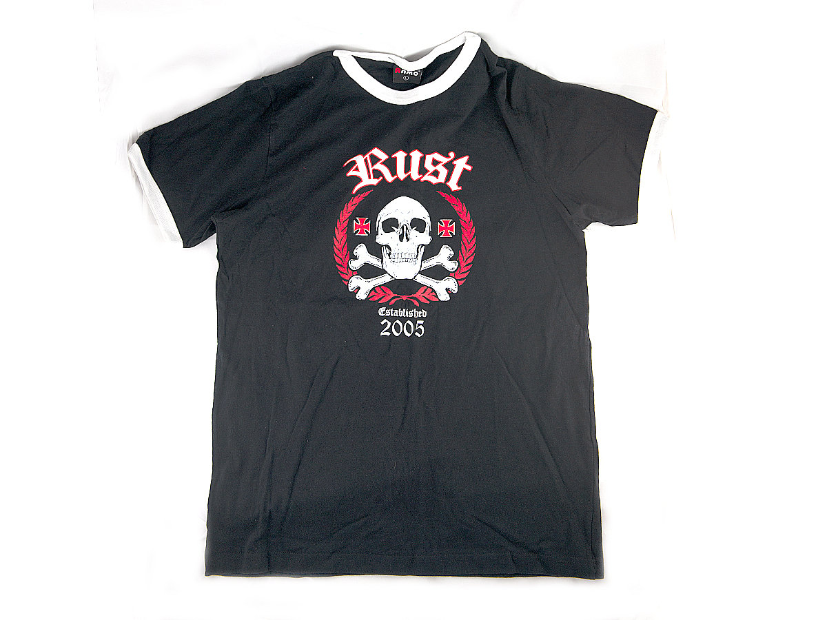 Rust Skull & Crossbones Design T-Shirt | Rust