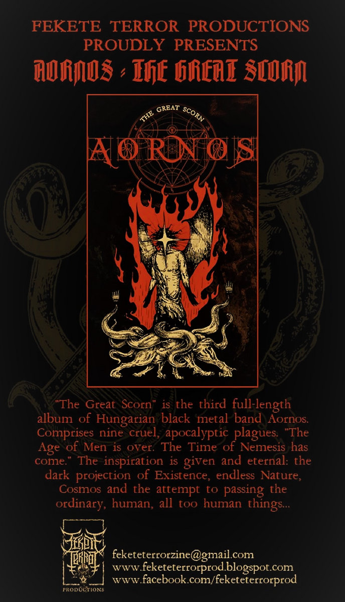 AORNOS - The Great Scorn + Bonus Tracks (tape version - more drums and ...