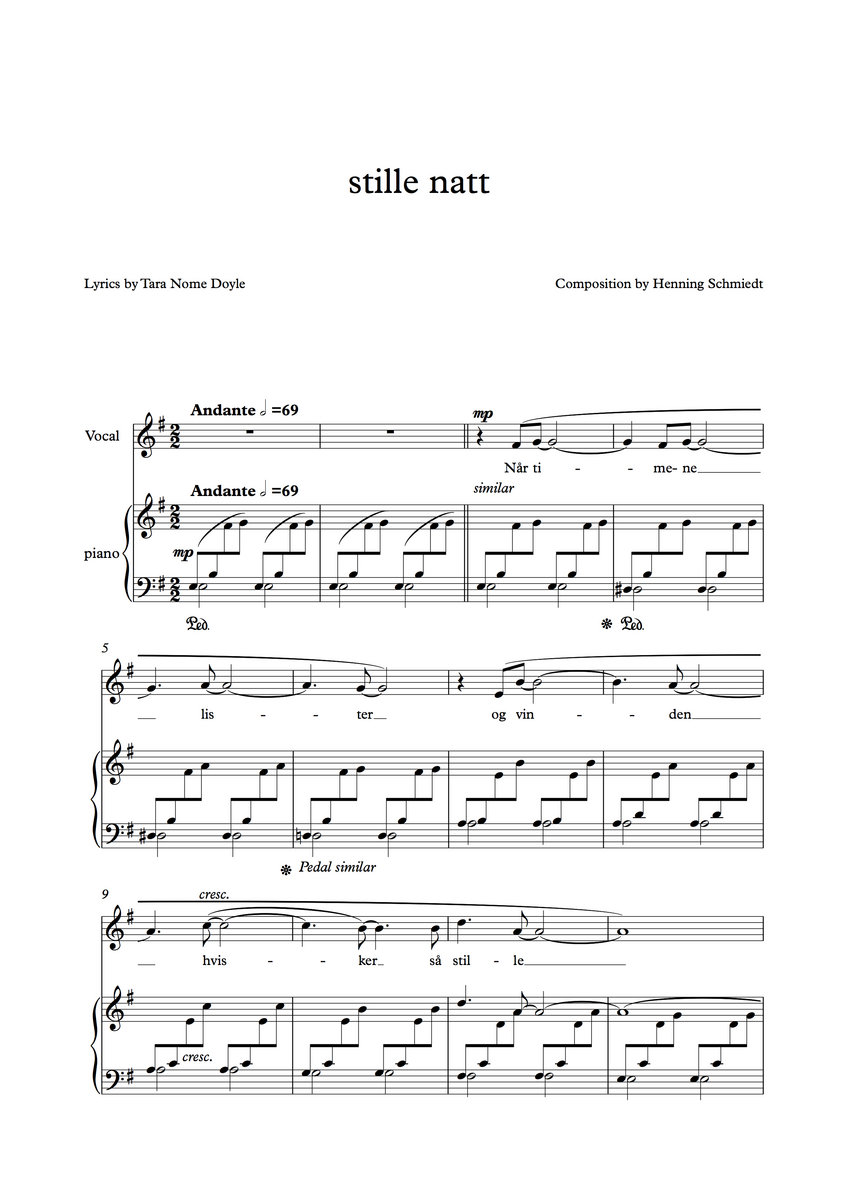 Stille Natt | Tara Nome Doyle / Henning Schmiedt | FLAU