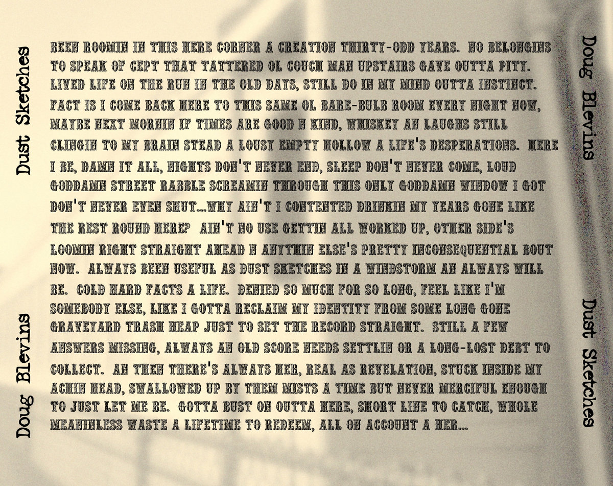 Dust Sketches Douglas Lowell Blevins