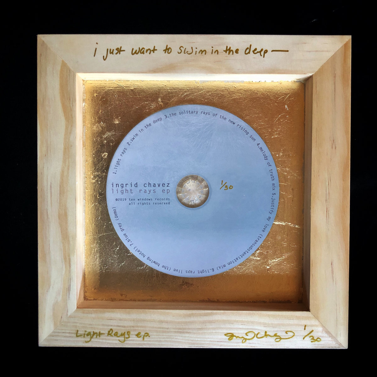 Light Rays EP. Limited Edition Artwork & CD | Ingrid Chavez