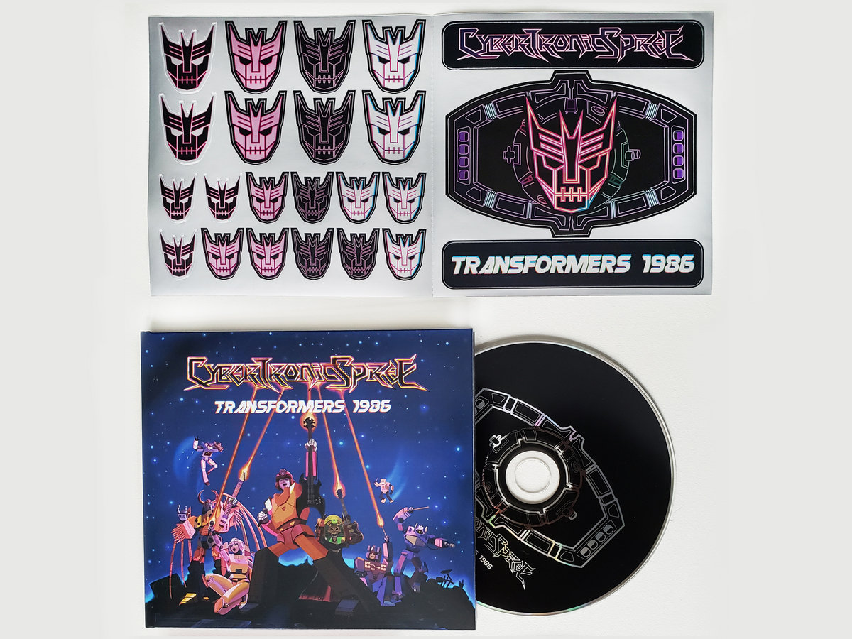 CD + Sticker Sheet | The Cybertronic Spree