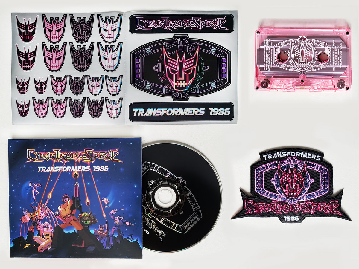 Signed CD, Patch, Sticker and Cassette | The Cybertronic Spree