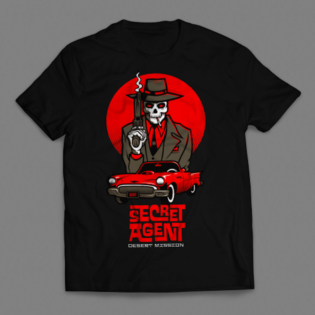 SECRET AGENT (Desert Mission) T-SHIRT | SECRET AGENT