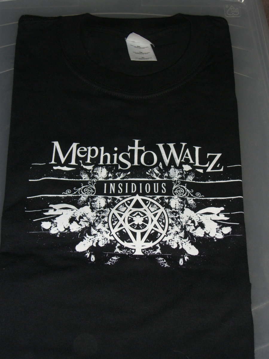 MW Insidious T-Shirt, White Printing X-Large Only | Mephisto Walz