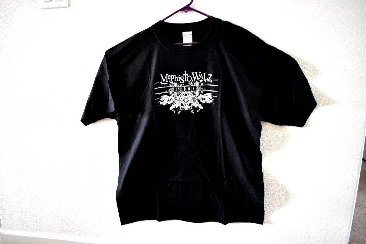 MW Insidious T-Shirt, White Printing X-Large Only | Mephisto Walz