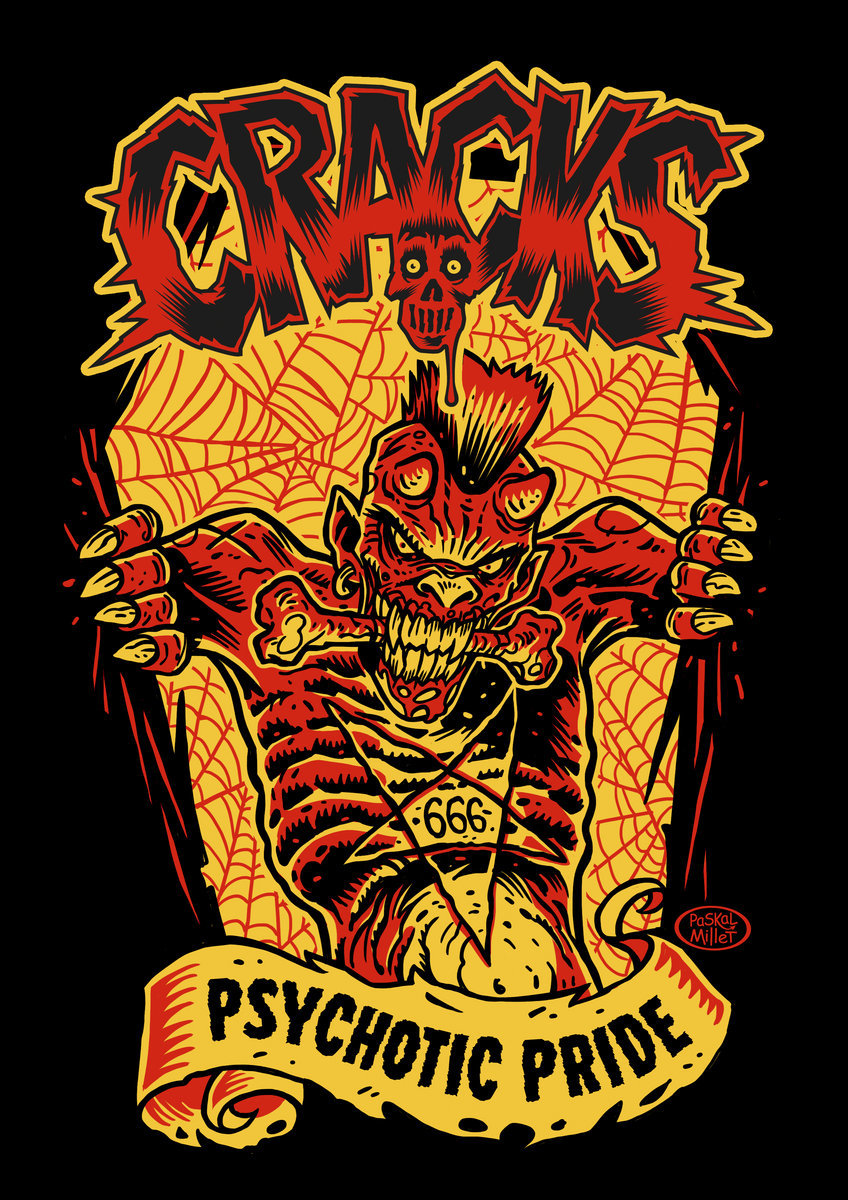 "PSYCHOTIC PRIDE" T-SHIRT | CRACKS
