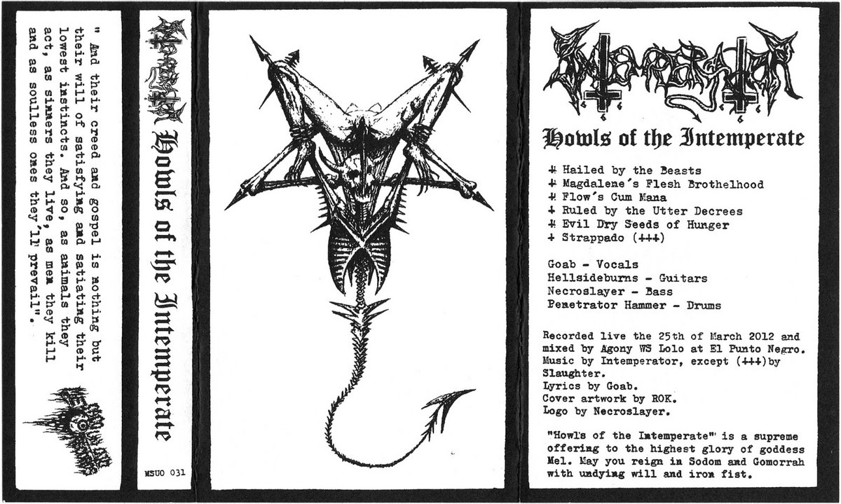 Howls of the Intemperate | Intemperator