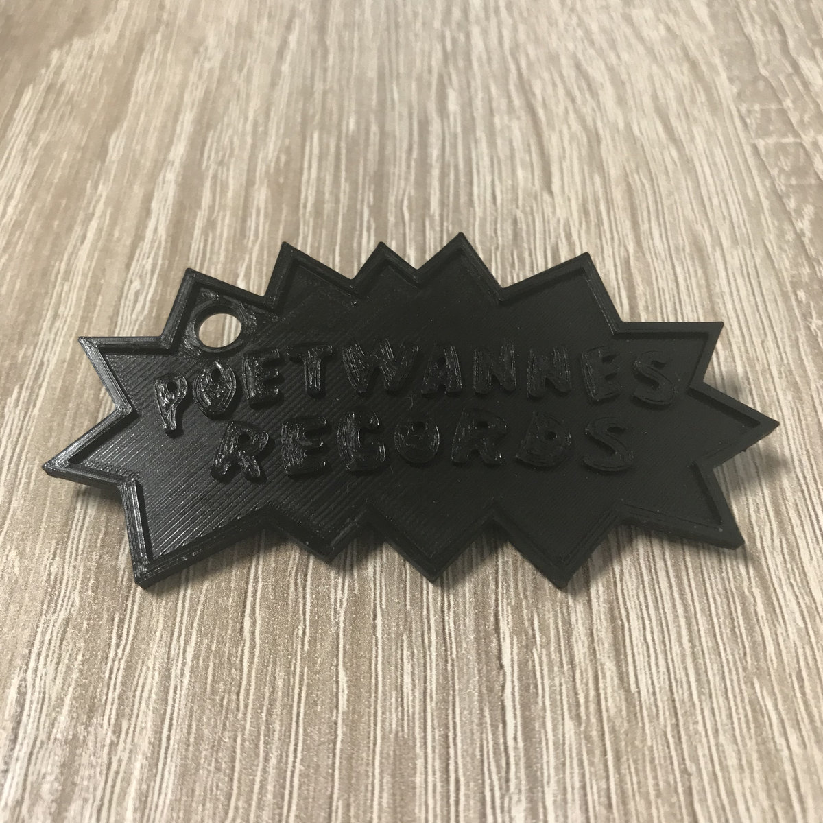 3D Printed Keychain (+ FREE Shipping ) | Poetwannes Records