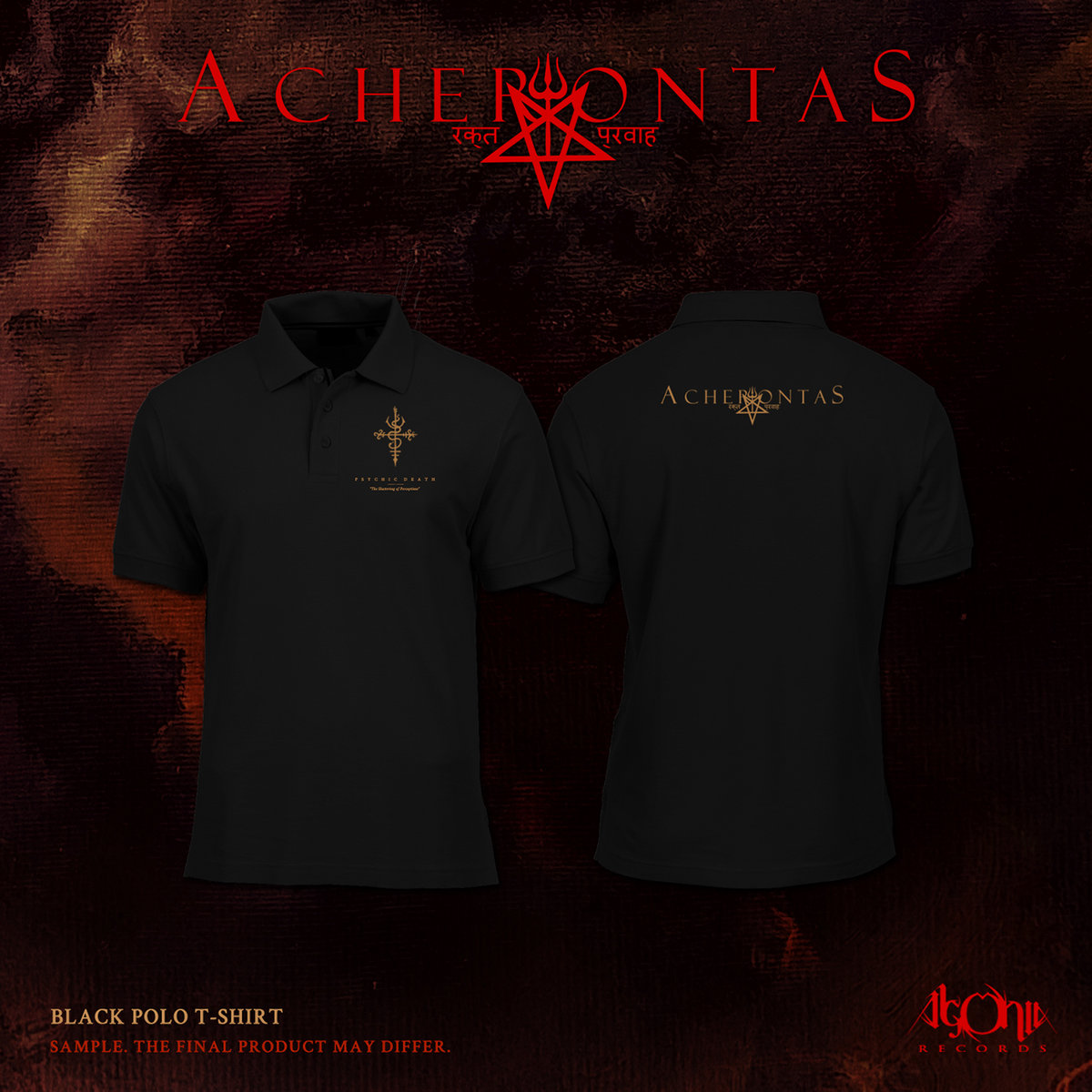 Acherontas - The Shattering Of Perceptions Polo Shirt | Agonia Records