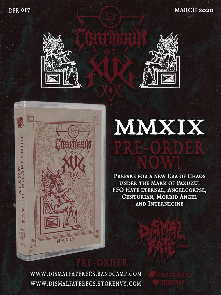 MMXIX | Continuum of Xul | Dismal Fate Records