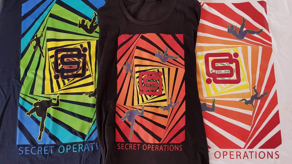 Secret Operations Spiral - T-shirt - White | Secret Operations
