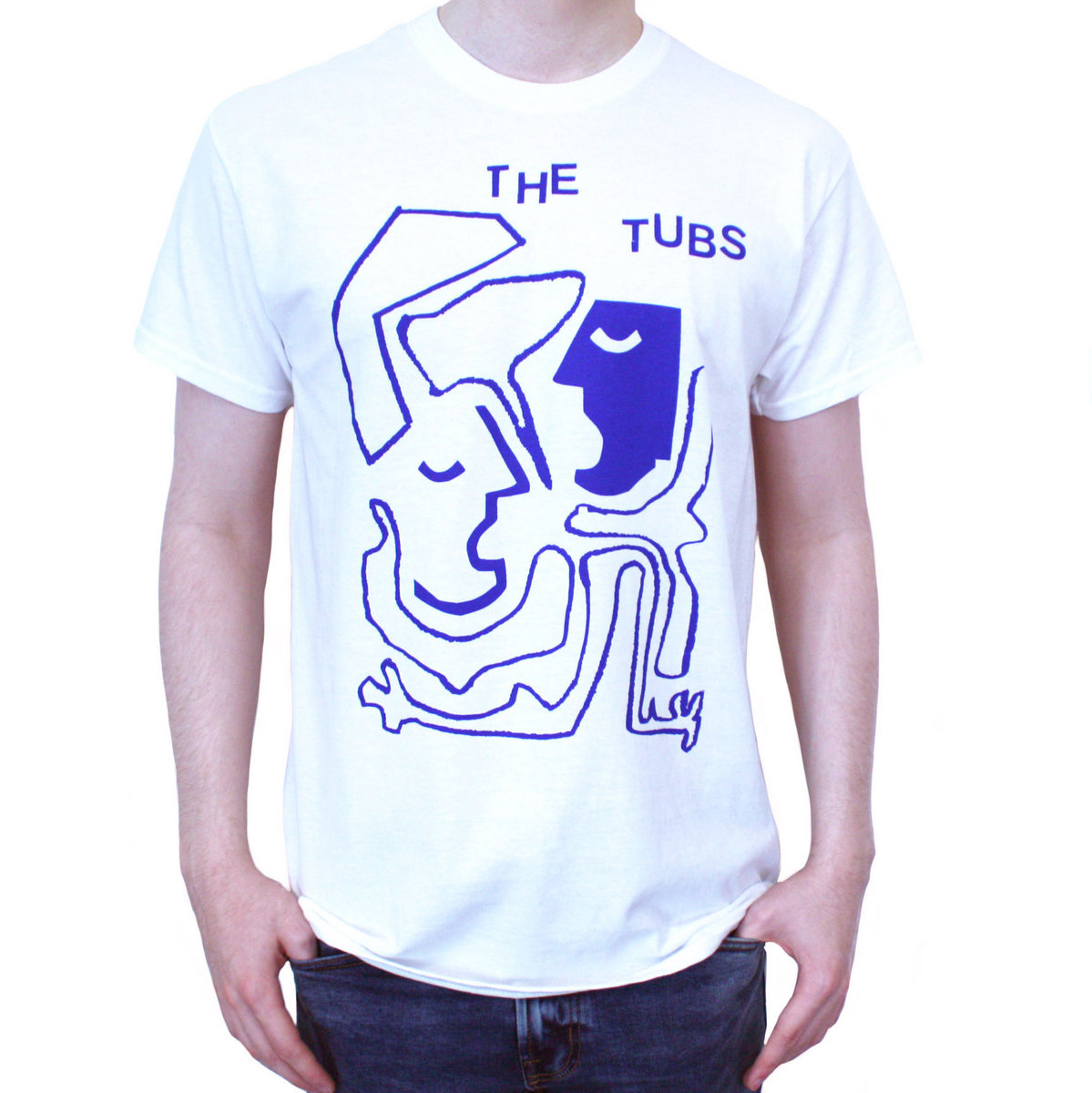The Tubs T-Shirt (Blue on White T-Shirt) | Prefect Records