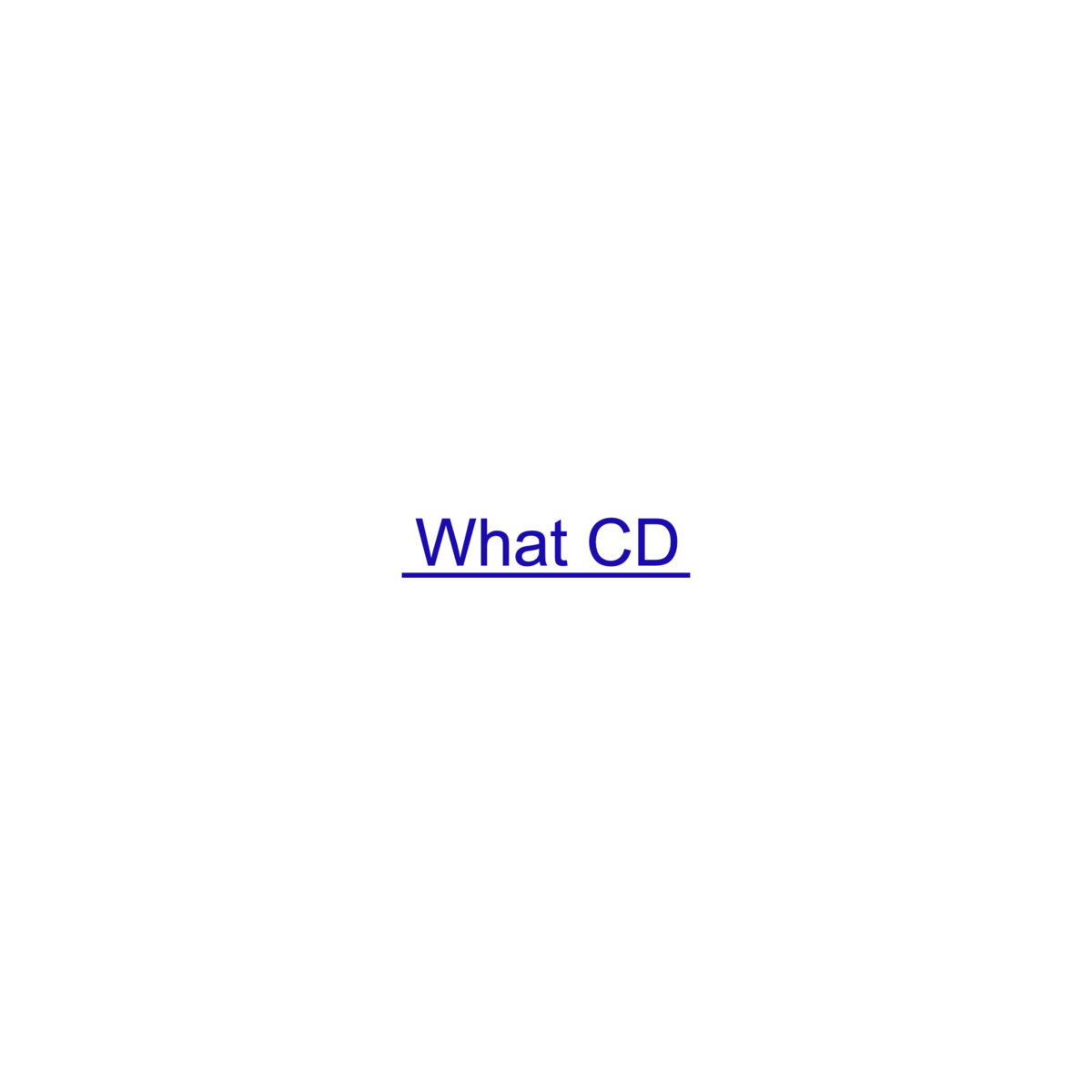 Music | What CD