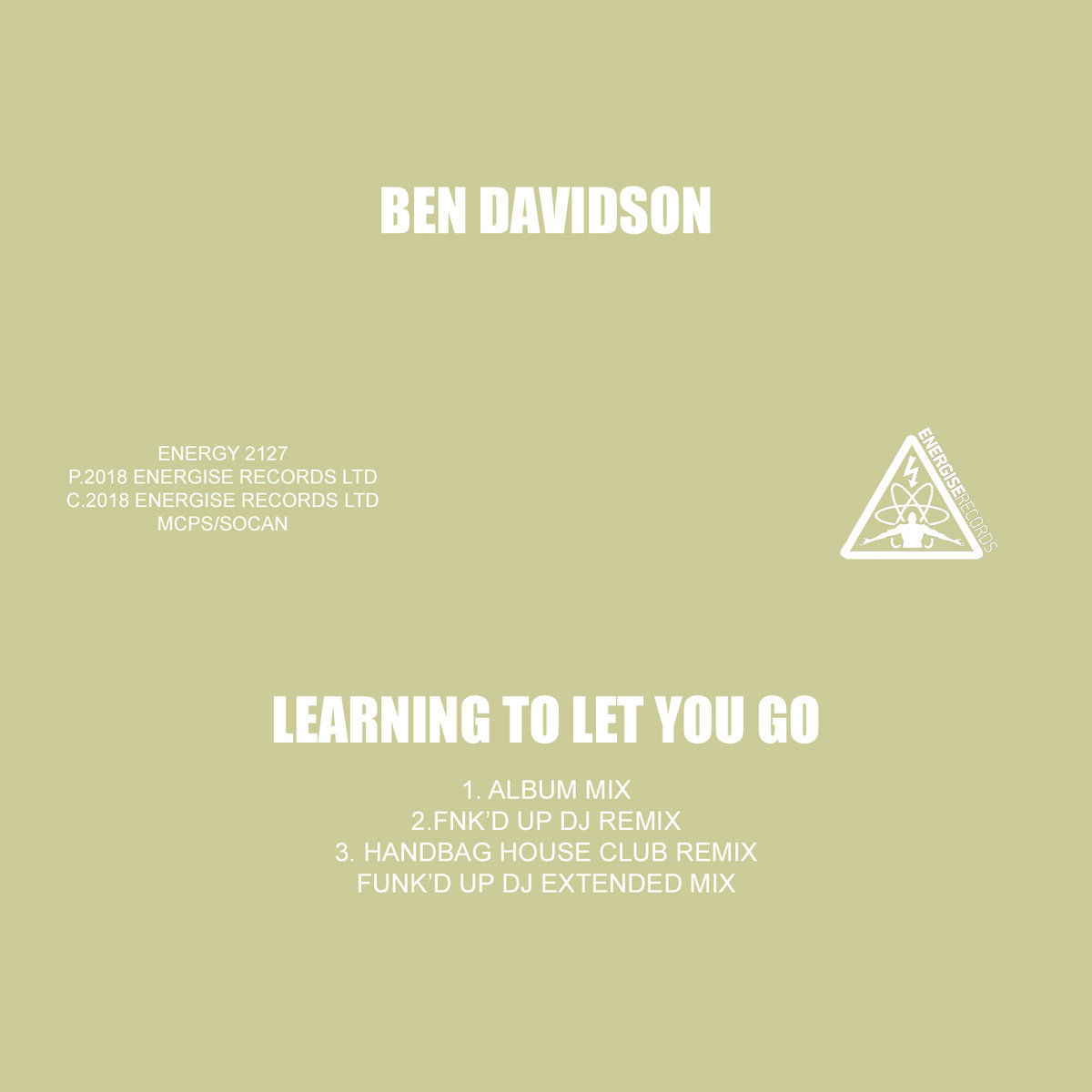 Learning To Let You Go | Ben Davidson | Energise Records