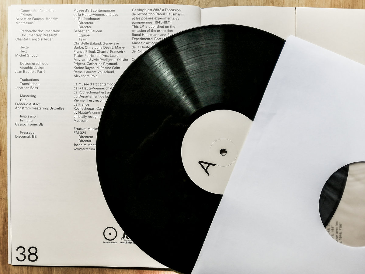 Poèmes phonétiques (remastered) | RAOUL HAUSMANN | ERRATUM MUSICAL