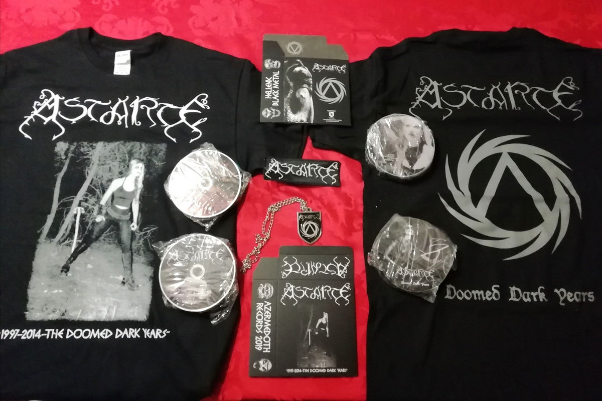 ASTARTE (GRE) Special box of 4 CD's + Exclusive Official t-shirt Ask ...