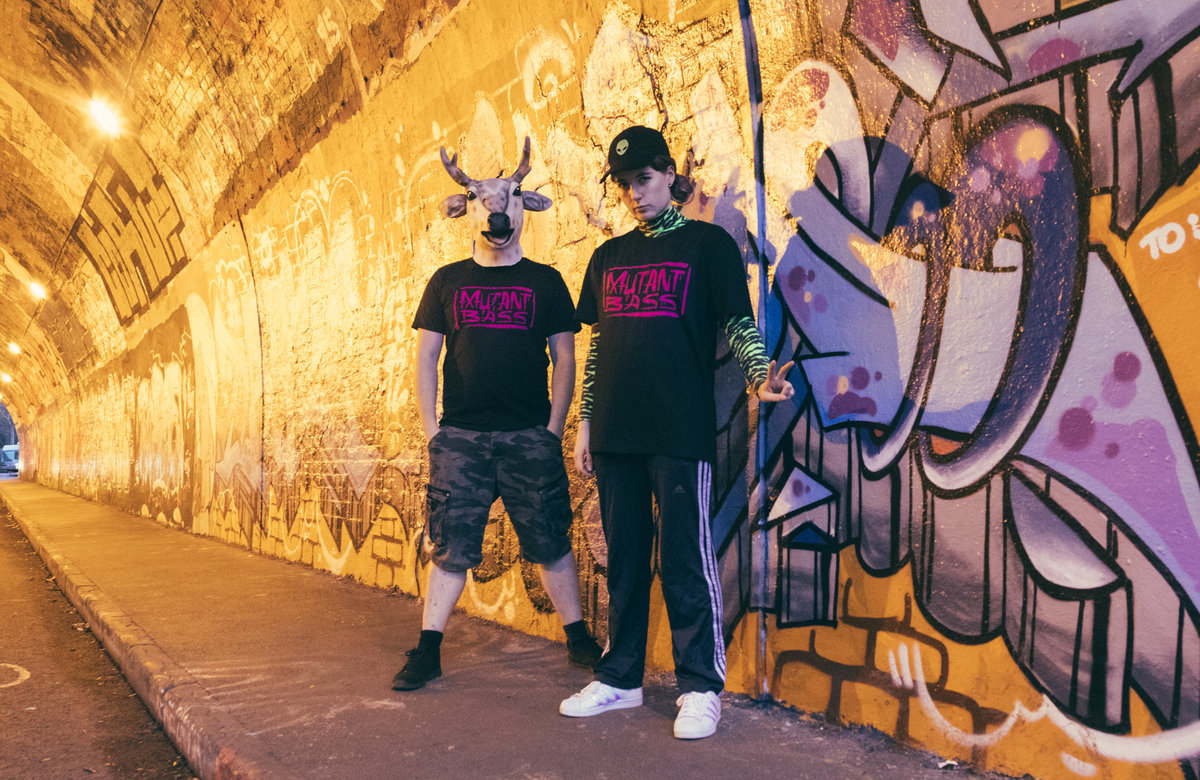 Mutant Bass Logo Tee - Black | Mutant Bass Records