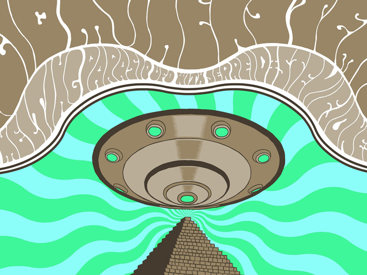 'Acid Mothers Temple' - Concert Poster (A2) | Moonshake Design