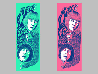 The Lovely Eggs - Autumn Tour 2018 (A2 Print) | Moonshake Design