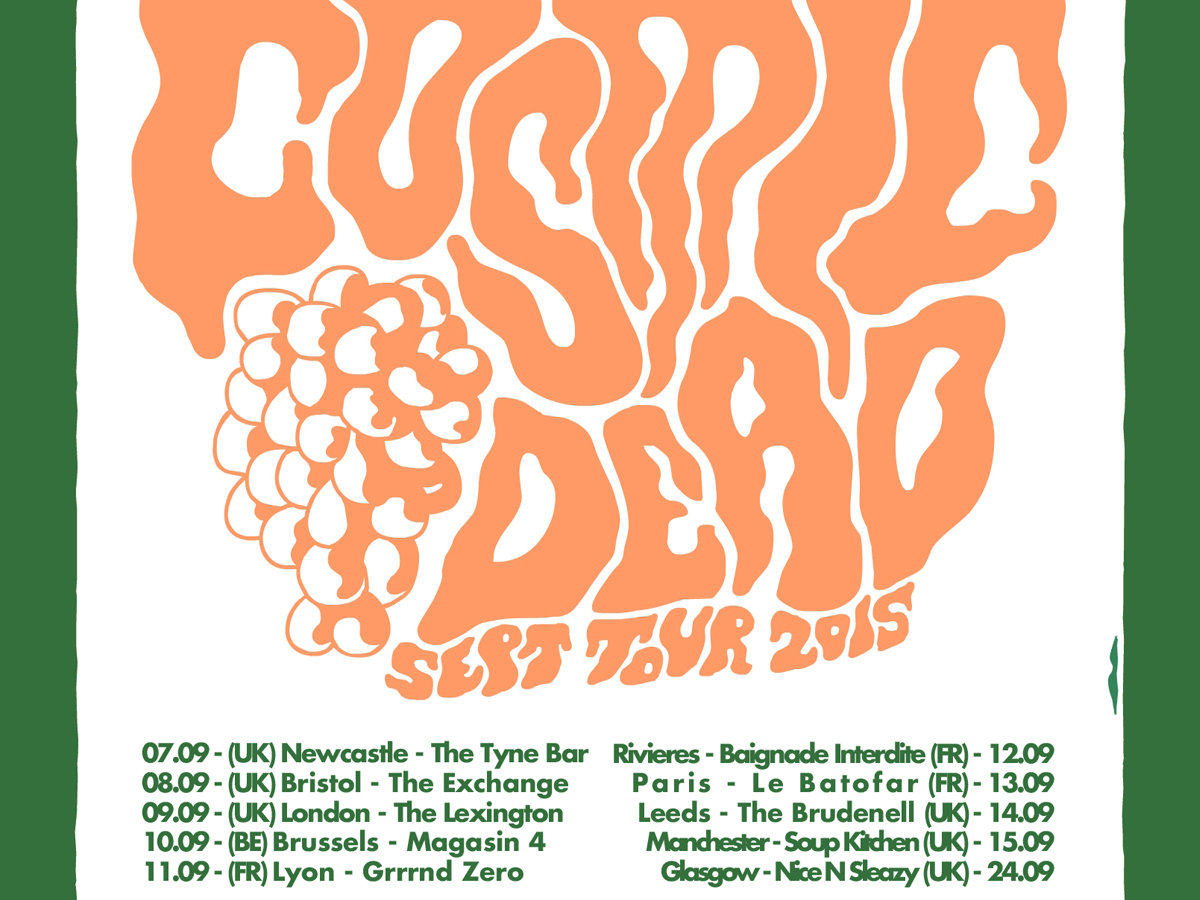 Cosmic Dead - September 2015 Tour Poster (A3) | Moonshake Design