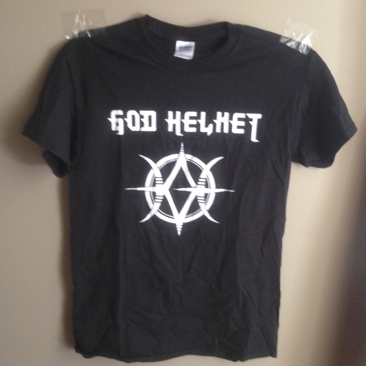 God Helmet logo T-Shirt Black and white | God Helmet