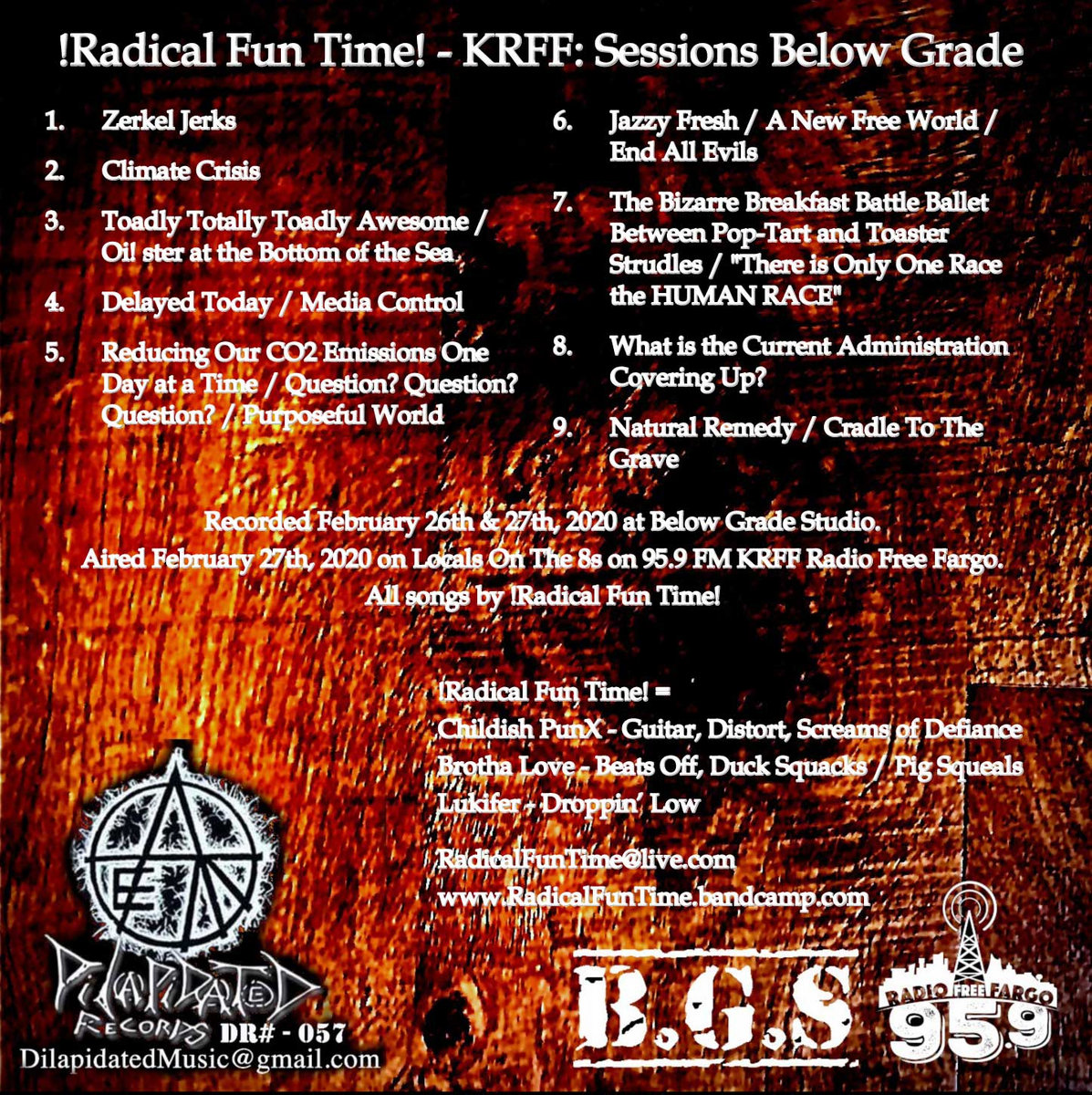 ¡Radical Fun Time! - KRFF: Sessions Below Grade | ¡RADICAL FUN TIME!