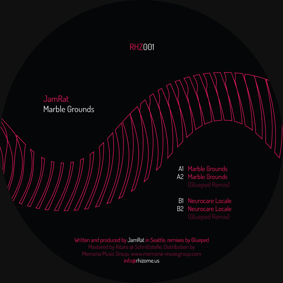 [RHZ001] Jamrat - Marble Grounds (vinyl only) | JamRat | Rhizome